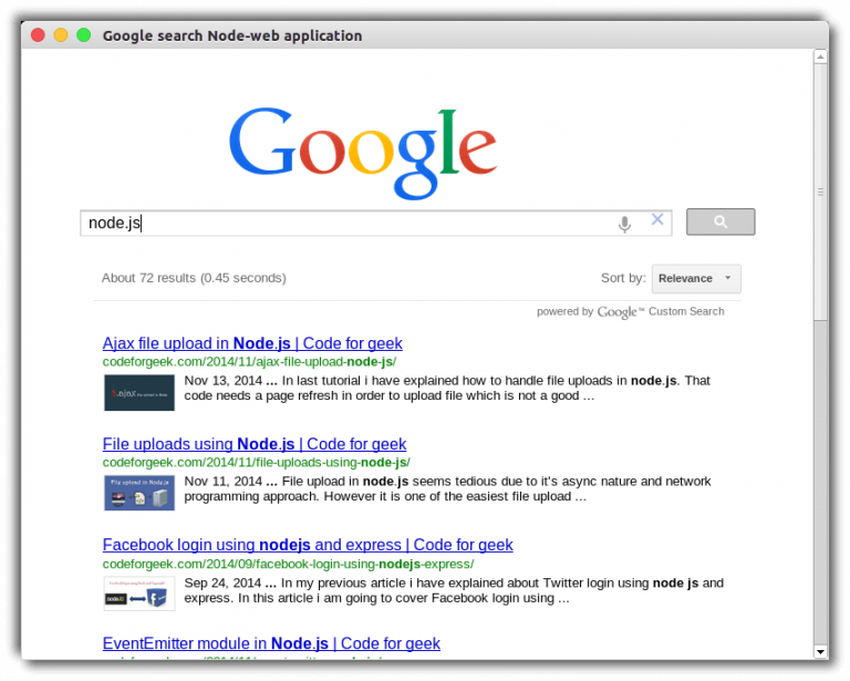 Develop desktop app using Node-webkit | CodeForGeek