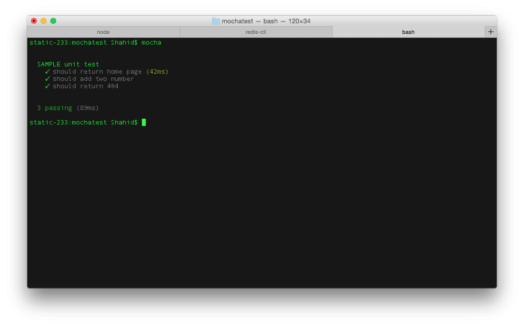 How to Test Nodejs Code and RESTful API | CodeForGeek