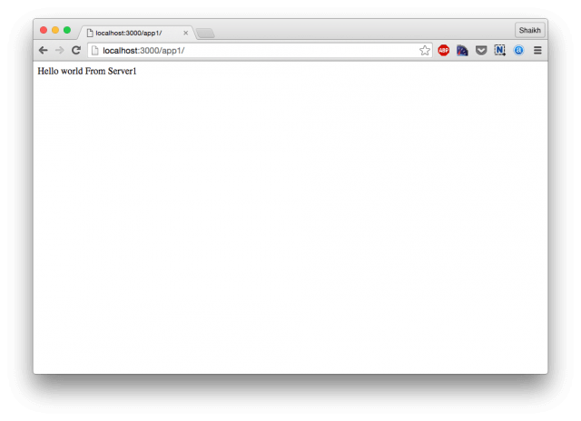 Reverse proxy using ExpressJS | CodeForGeek