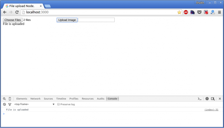 How to Upload Multiple Files Using Node.js | CodeForGeek