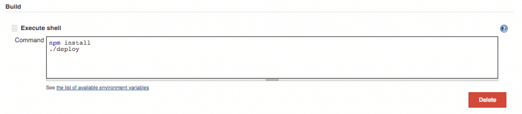 Continuous Integration and deployment with Jenkins and Node.js