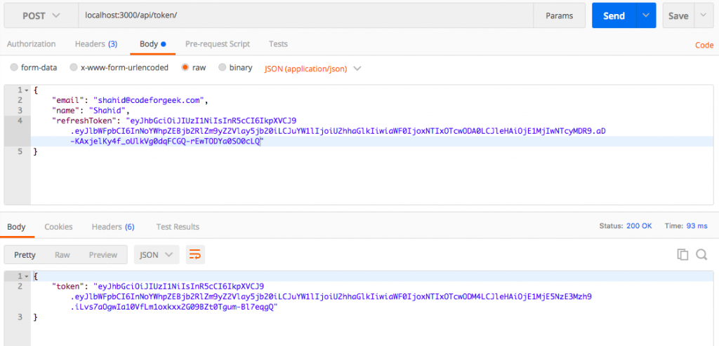 Nodejs Authentication Using JWT and Refresh Token | CodeForGeek Nodejs Authentication Using JWT and Refresh Token | CodeForGeek