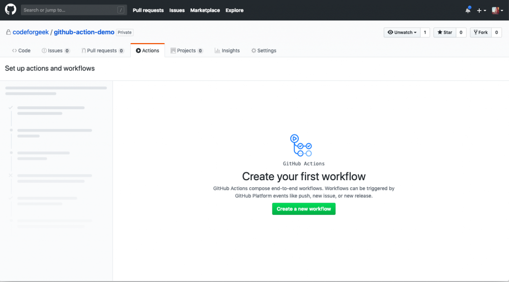Automate your workflow with Github Actions | CodeForGeek