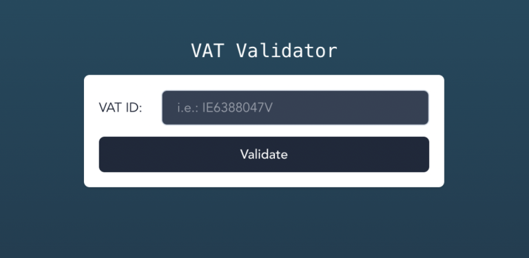 How To Validate Vat Ids With Javascript Codeforgeek