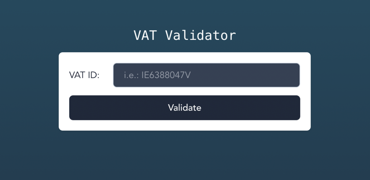 How To Validate Vat Ids With Javascript Codeforgeek