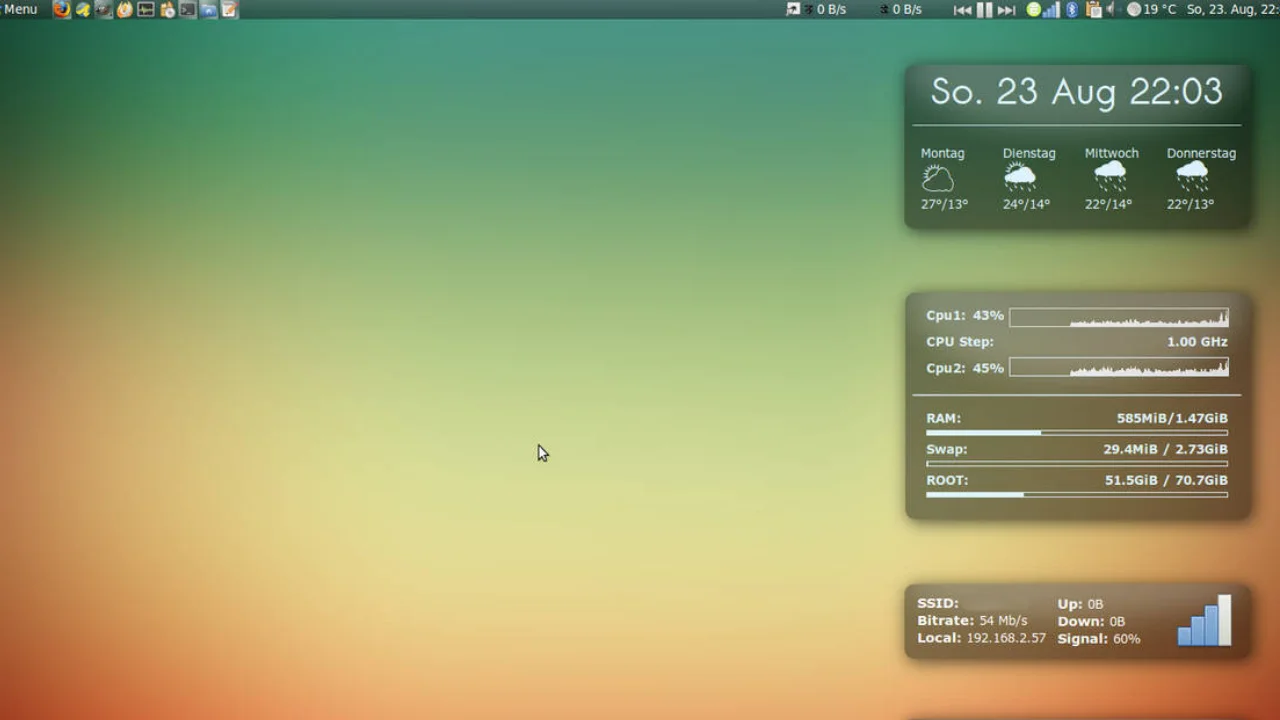 Top 24 Best Conky Themes for Linux | CodeForGeek