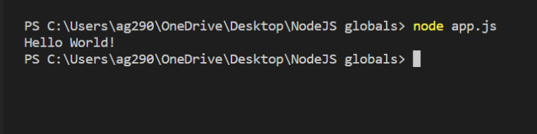 NodeJS Globals: A Beginner's Guide | CodeForGeek
