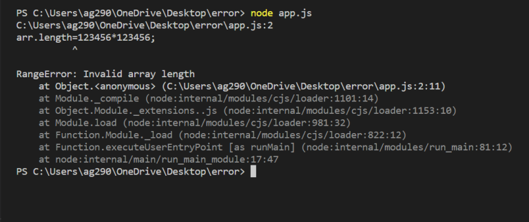 Nodejs Errors List Of 6 Types Of Nodejs Errors Codeforgeek