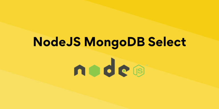 NodeJS MongoDB Select CodeForGeek