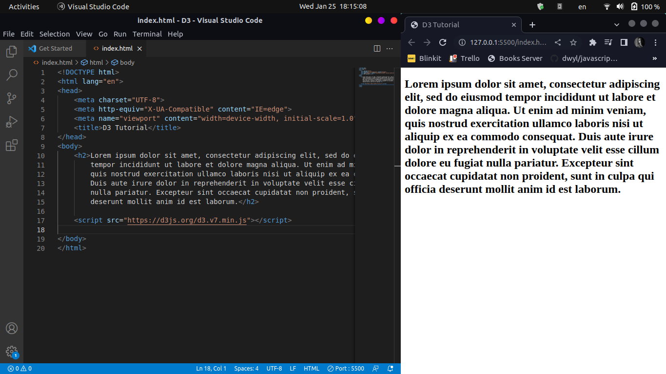 What is D3.js: An introduction to data visualization in your Browser | CodeForGeek
