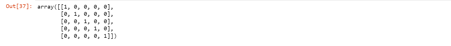 Numpyeye In Python Creating Identity Matrix Codeforgeek