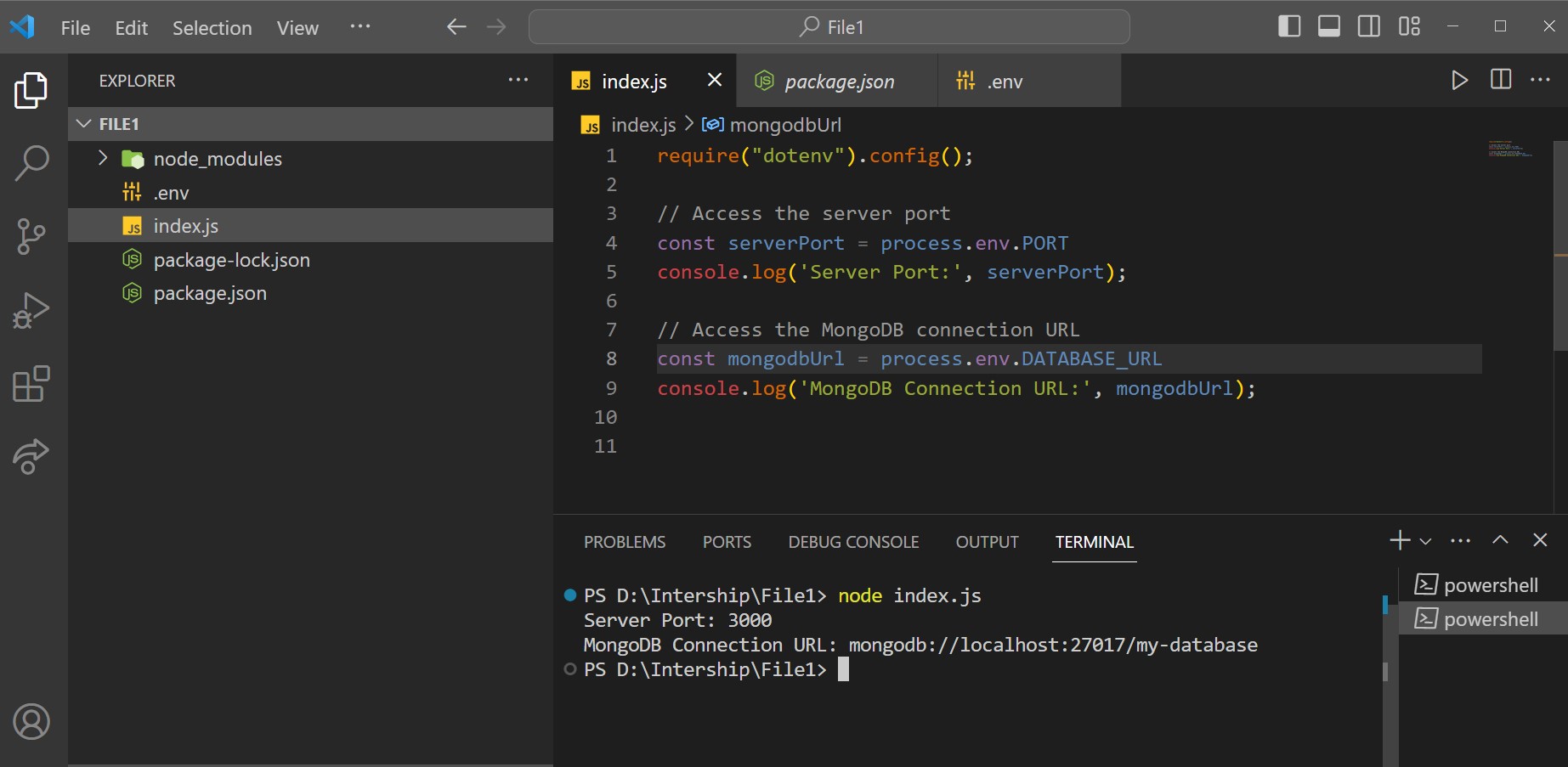 Managing and Creating Configuration Files in Node.js | CodeForGeek