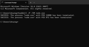 How to fix [nodemon] app crashed - waiting for file changes before ...