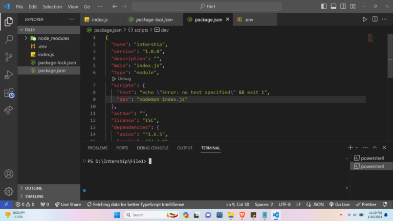 How to fix [nodemon] app crashed - waiting for file changes before starting… | CodeForGeek