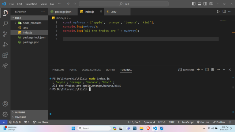 Node.js console.log() Method: Introduction, Syntax & Examples | CodeForGeek Node.js console.log() Method: Introduction, Syntax & Examples | CodeForGeek