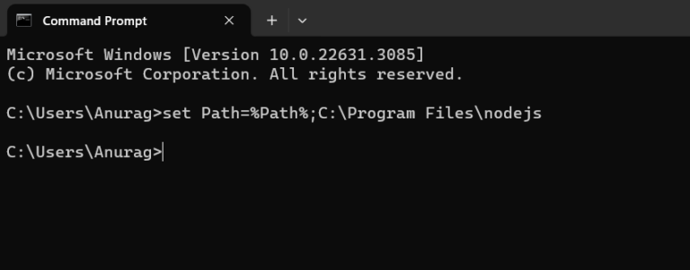 Adding Nodejs To The System Path Gui And Cli Approach Codeforgeek