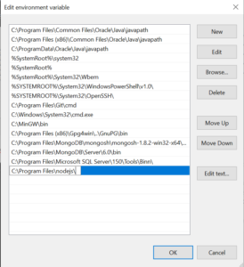 Resolving 'node' is not recognized as an internal or external command ...