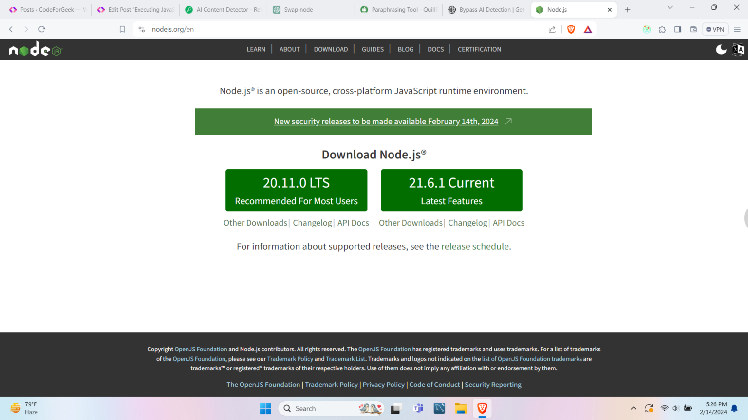 Run Javascript Using Nodejs From The Command Line Codeforgeek
