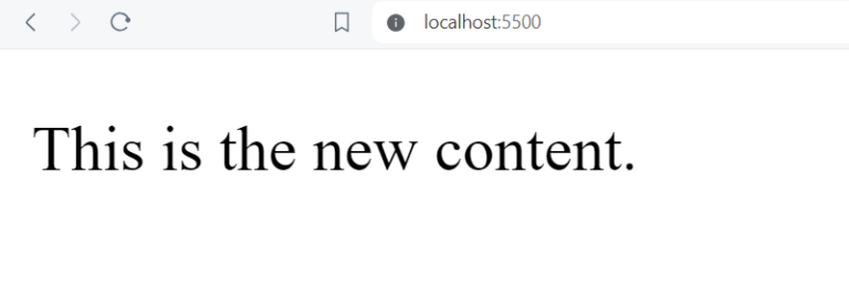 Replace HTML Element Quickly with replaceWith() | CodeForGeek Replace HTML Element Quickly with replaceWith() | CodeForGeek