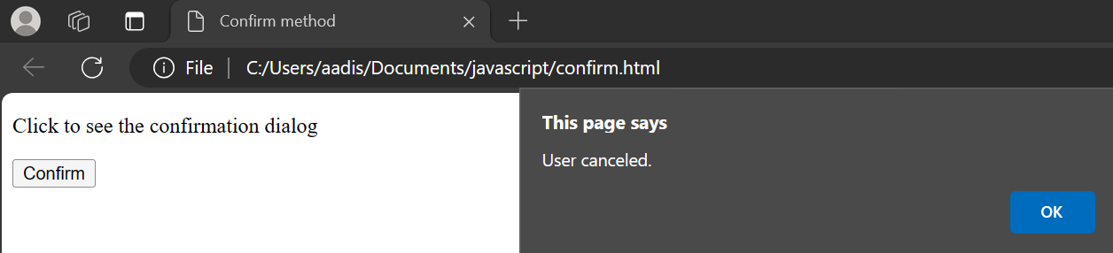 JavaScript Popup Boxes: Alert(), Prompt(), & Confirm() Methods ... JavaScript Popup Boxes: Alert(), Prompt(), & Confirm() Methods ...