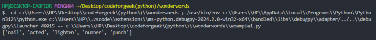 Everything You Need to Know About the Python Wonderwords Module | CodeForGeek