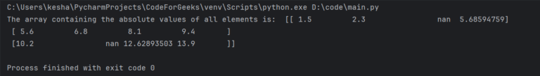 Finding Absolute Values in Python | CodeForGeek