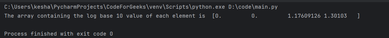 What Is The Log10 Function In Numpy Codeforgeek 0600