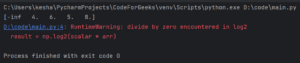 What is the log2 Function in NumPy? | CodeForGeek