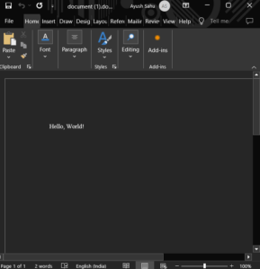 How to Create a Word Document with JavaScript | CodeForGeek - 1