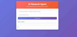 Create AI Agents Using Just JavaScript (Research Agent Project ...