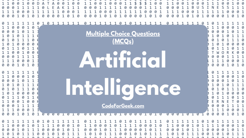 Top 100 Artificial Intelligence Mcq Questions Free Pdf Download