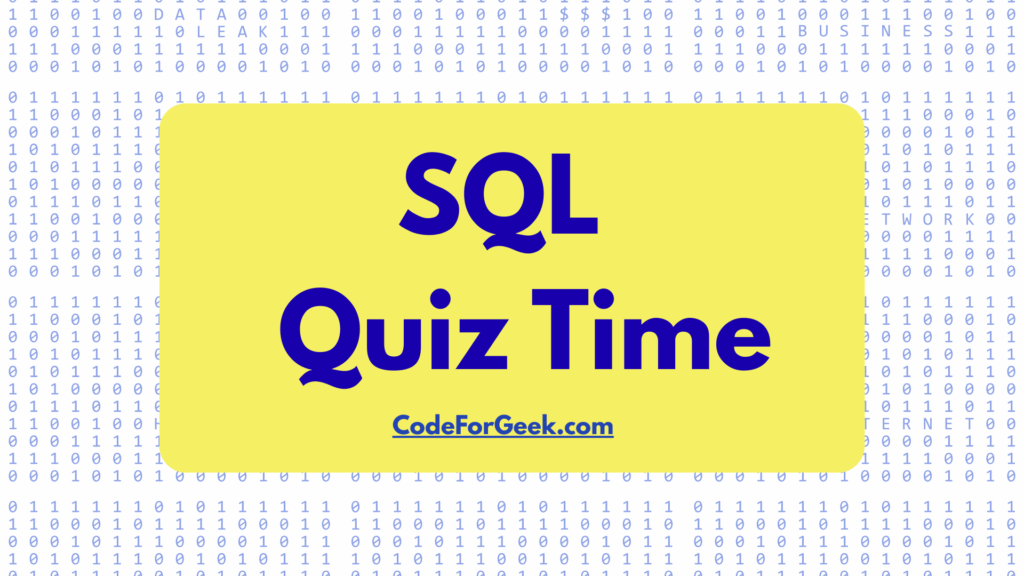 Top 50 Essential SQL Interview Questions and Answers [2026] | CodeForGeek