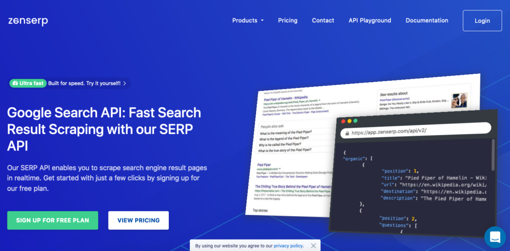 Google Search Engine Data API by Zenserp | CodeForGeek
