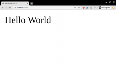 Getting Started with Python Flask Framework | CodeForGeek