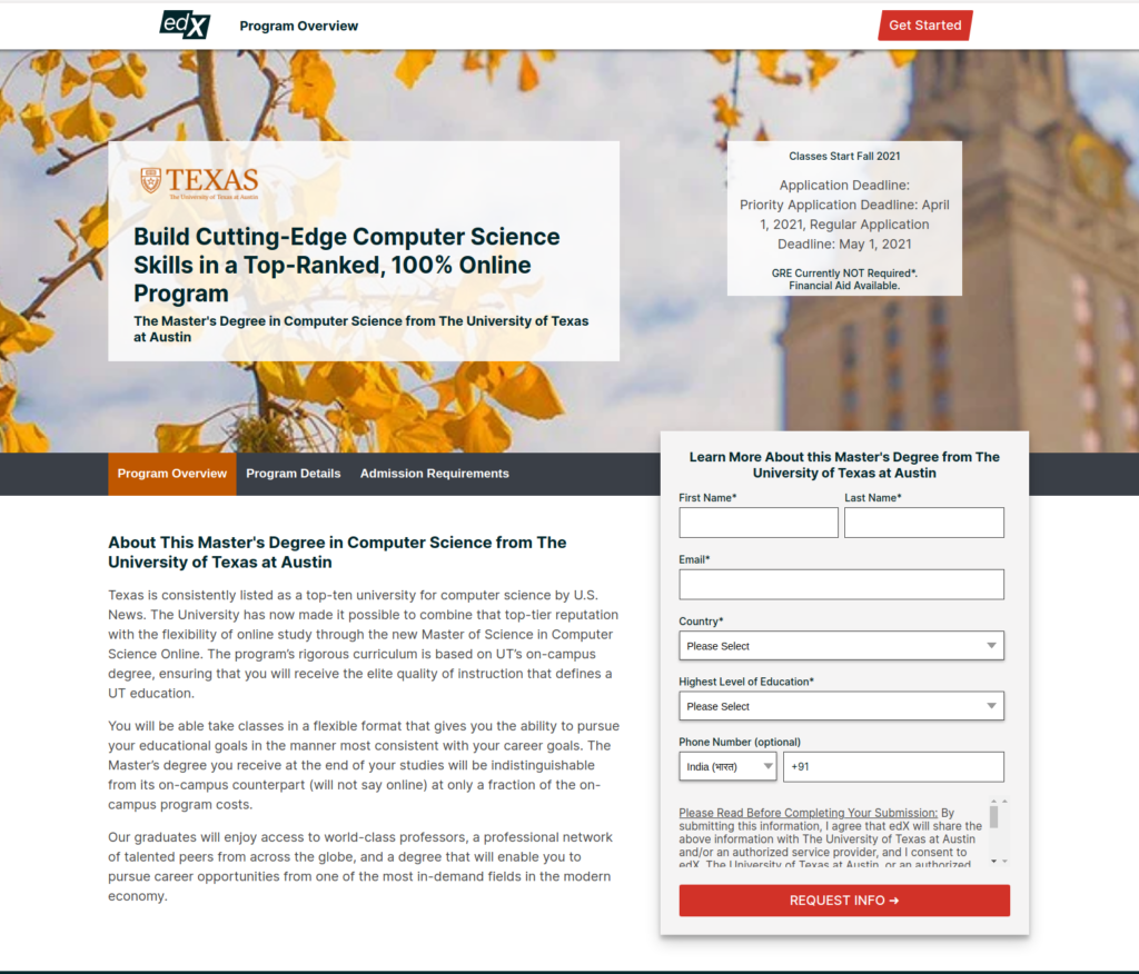 edX Master's Degree in Computer Science from The University of Texas ...
