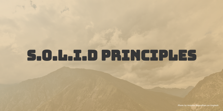 S.O.L.I.D the First 5 Principles of Object Oriented Design with ...